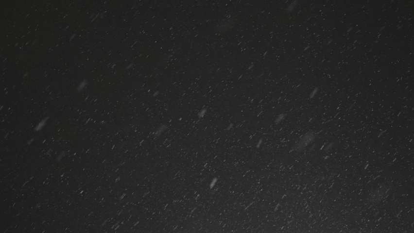 White Snow Against the Black Stock Footage Video (100% Royalty-free ...