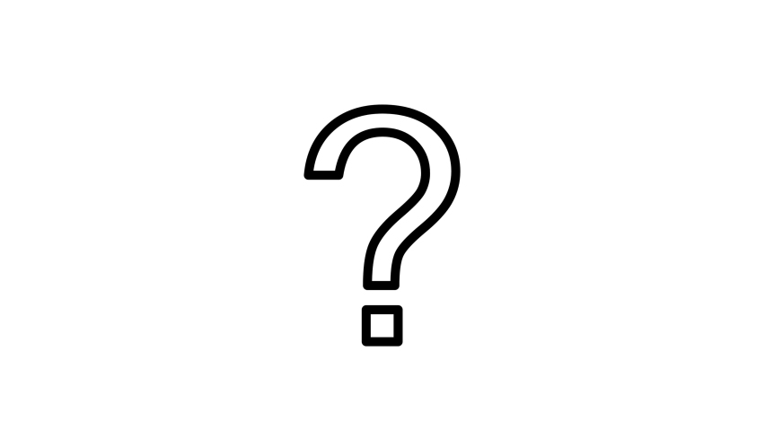 Black Question Mark Animation, Spinning Stock Footage Video (100% ...