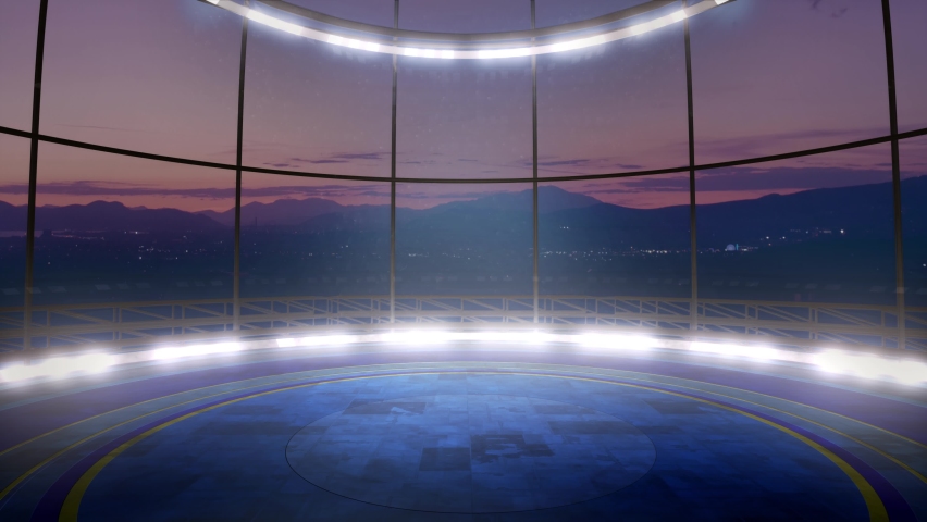 virtual studio backdrop spotlights animated seamless Stock Footage ...