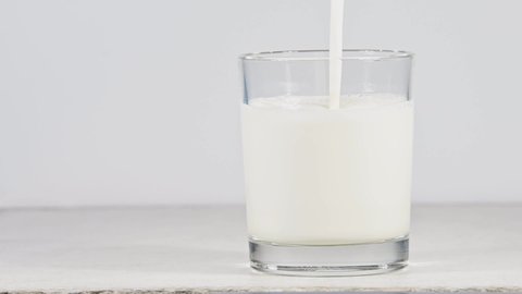 close slow motion filling transparent glass Stock Footage Video (100% ...