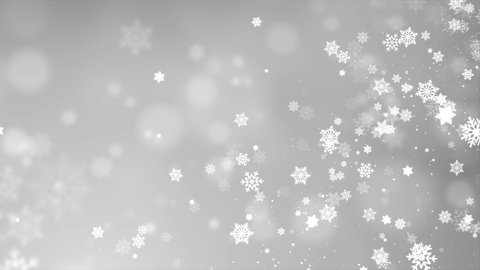 4k snowflakes background falling snow flakes Stock Footage Video (100% ...
