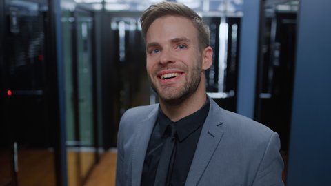 Network Engineer Working Server Room Stock Photo 326848271 | Shutterstock