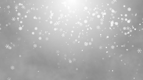 4k snowflakes background falling snow flakes Stock Footage Video (100% ...