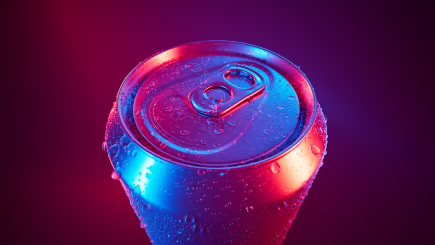Nice Can of Cold Soda. Stock Footage Video (100% Royalty-free ...