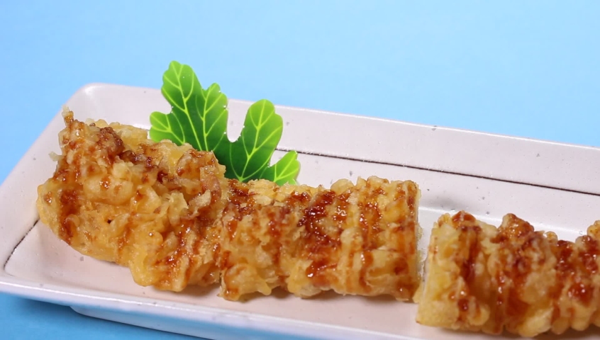 japanese food anago conger eeltempura Stock Footage Video (100% Royalty ...