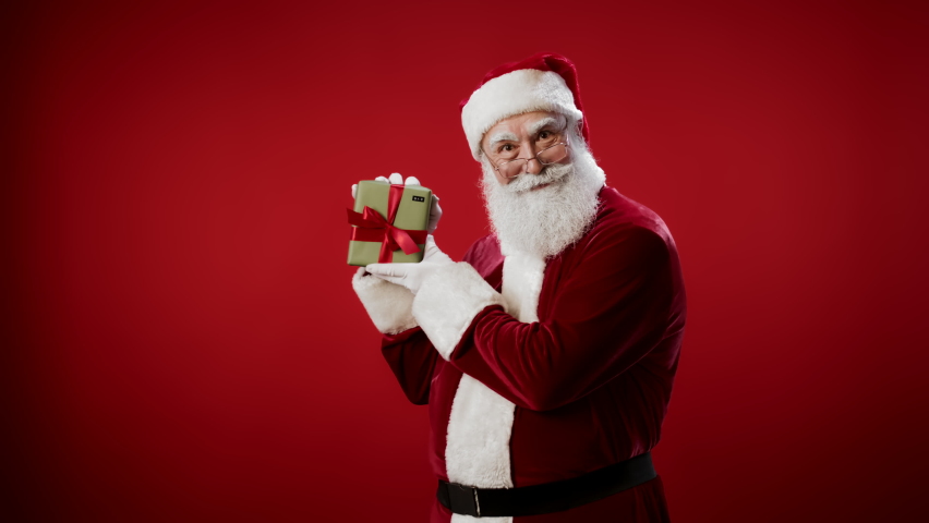 Medium Shot of Santa Claus Stock Footage Video (100% Royalty-free ...