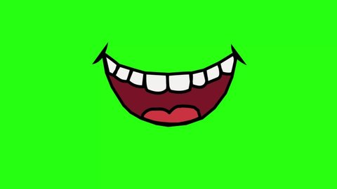 Laughing Animation Cartoon Green Screen Stock Footage Video (100% ...