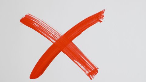 Brush Paint Cross Scratch Stock Photo (Edit Now) 64668862