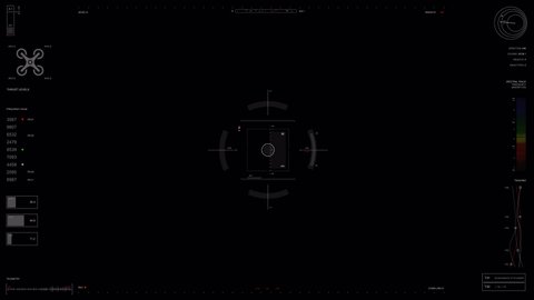 Drone Camera View Template Transparent Background Stock Footage Video ...