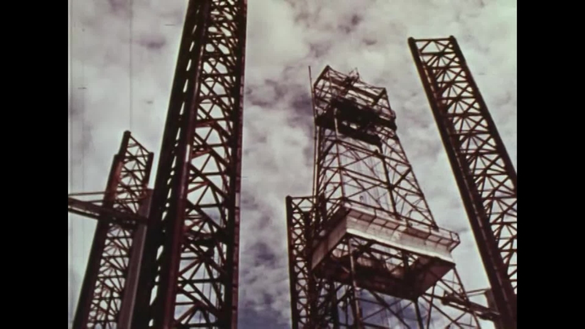 Vintage oil rig Stock Video Footage - 4K and HD Video Clips | Shutterstock