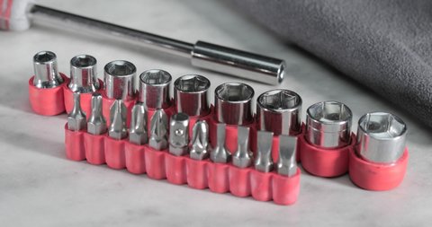 Mans Hand Assembling Screwdriver Set Stock Footage Video (100% Royalty ...