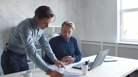 two business persons work together modern Stock Footage Video (100% ...