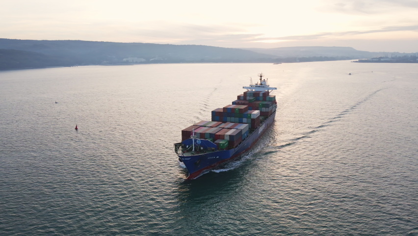 Arkas Container Ship Cargo, Port Stock Footage Video (100% Royalty-free ...