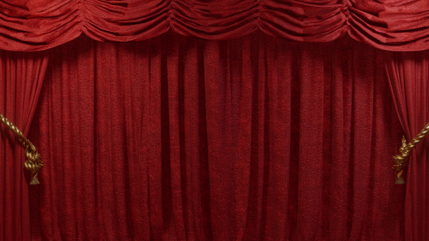 Seamless Stage Curtain and Backstage Stock Footage Video (100% Royalty ...
