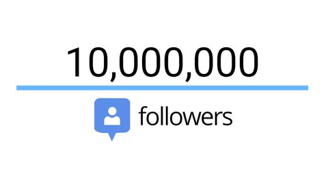 Counter Increasing Social Web Progress Bar Stock Footage Video (100% ...