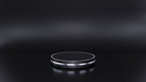 Abstract Empty Podium 3d Render Rotate Stock Footage Video (100% ...