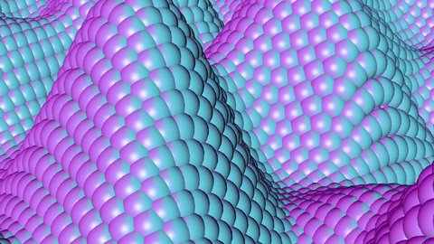 Purple Turquoise Orb Wave Loop 4k Stock Footage Video (100% Royalty ...