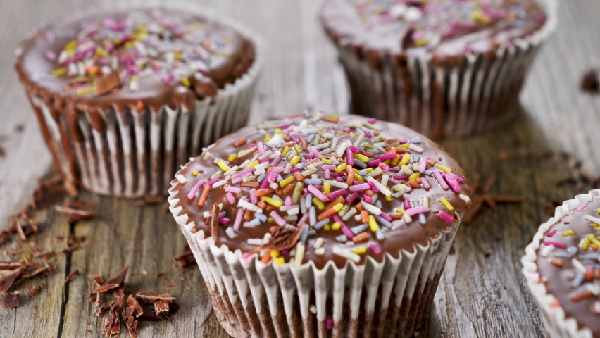 Chocolate Candy Muffin image - Free stock photo - Public Domain photo ...