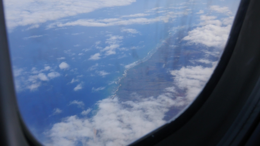 flying airplane over maui hawaii on Stock Footage Video (100% Royalty ...