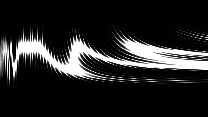 Unfolding 2d Wave Expressed Into Stock Footage Video (100% Royalty-free ...