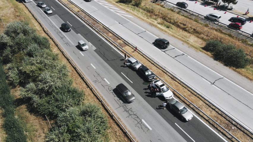 Large Highway Congestion Due to Stock Footage Video (100% Royalty-free ...