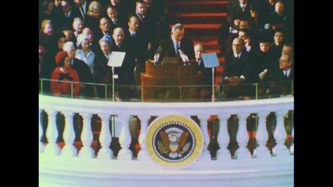 Circa 1965 His Inauguration Lbj Repeats Stock Footage Video (100% ...