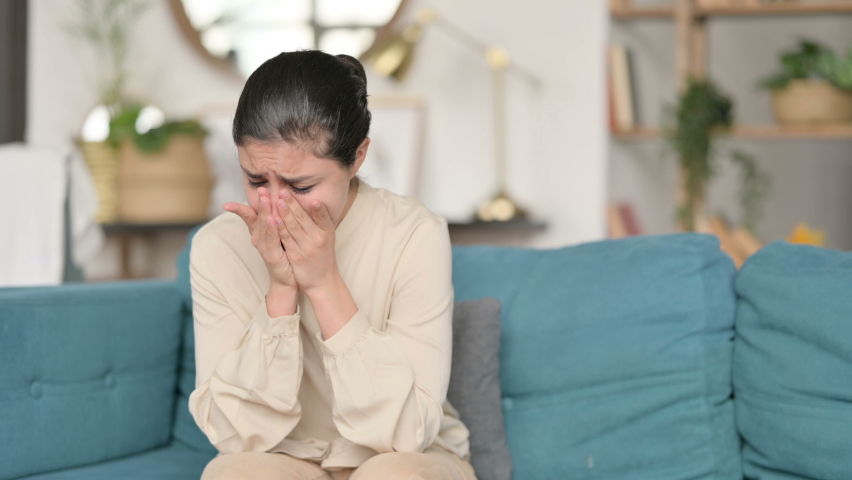 Sad Crying Indian Woman Stock Video Footage - 4K and HD Video Clips ...