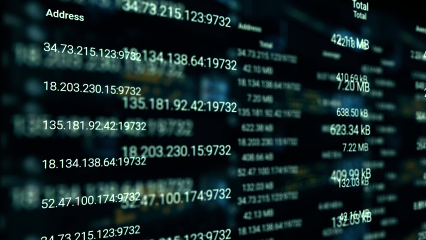 Ip addresses abstraction Stock Video Footage - 4K and HD Video Clips ...