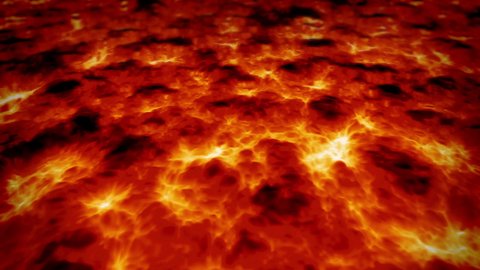 Animation Flow Lava Magma Background Representing Stock Footage Video ...