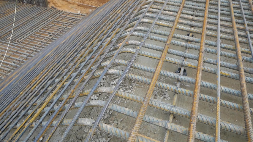 Steel Reinforcement Bar Stock Video Footage - 4K and HD Video Clips ...