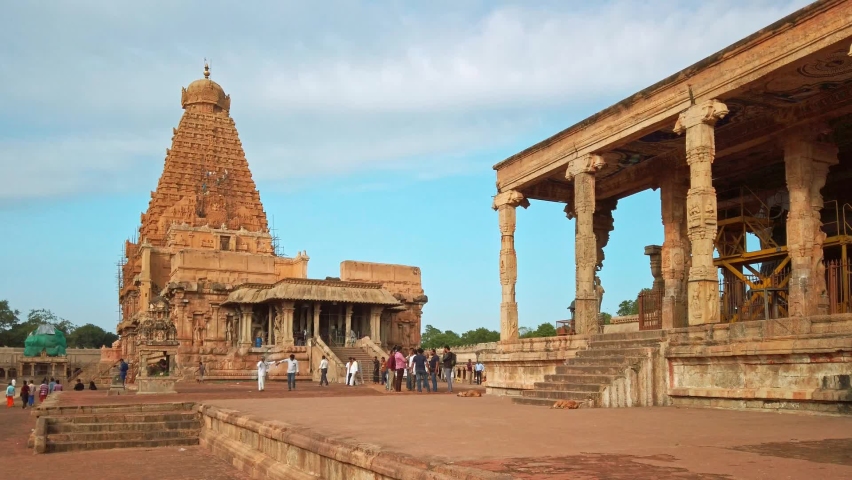 Ancient Tamil Architecture Stock Video Footage - 4K and HD Video Clips ...