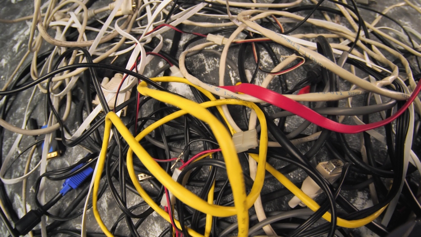 Messy Network Cables Stock Video Footage - 4K and HD Video Clips ...