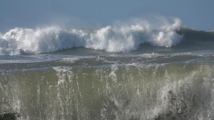 wave sea storm ocean great big Stock Footage Video (100% Royalty-free ...