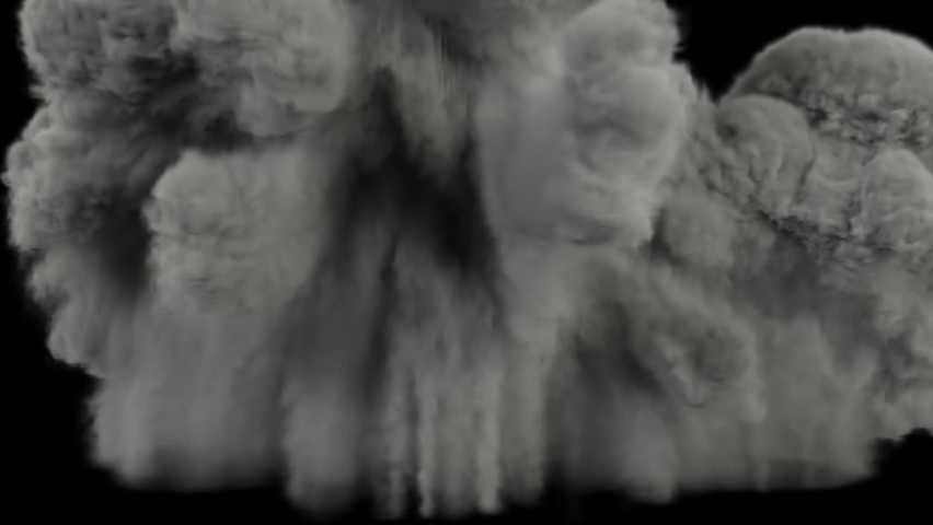 Animated Very Large Realistic Explosion Quickly: stockbeeldmateriaal en ...