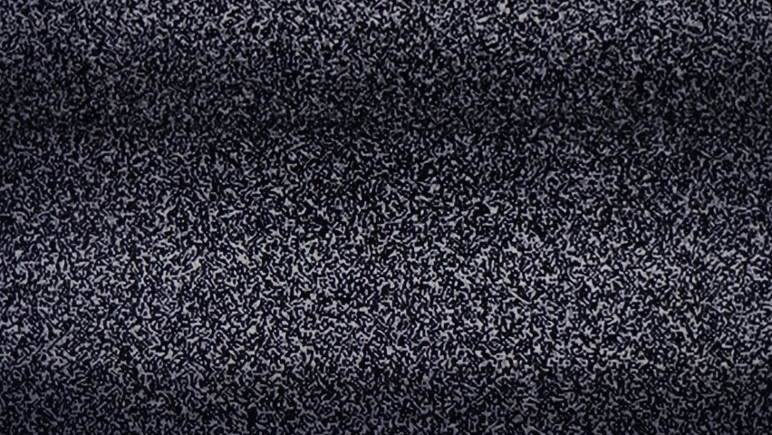 vintage tv noise static black white Stock Footage Video (100% Royalty ...