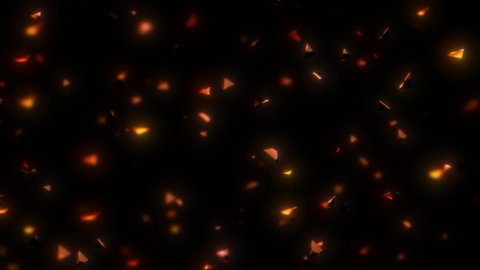 Abstract 3d Triangle Sparks Moving Seamless Stock Footage Video (100% ...