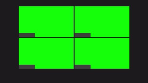 Animation Screen Display Video Meeting Application Stock Footage Video ...