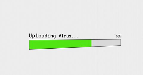 Virus Upload Computer Screen Animation Loop Stock Footage Video (100% Royalty-free) 1062596893 ...