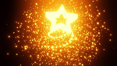 Christmas Isolated Tree Onbalck Background Gold Stock Vector (Royalty ...