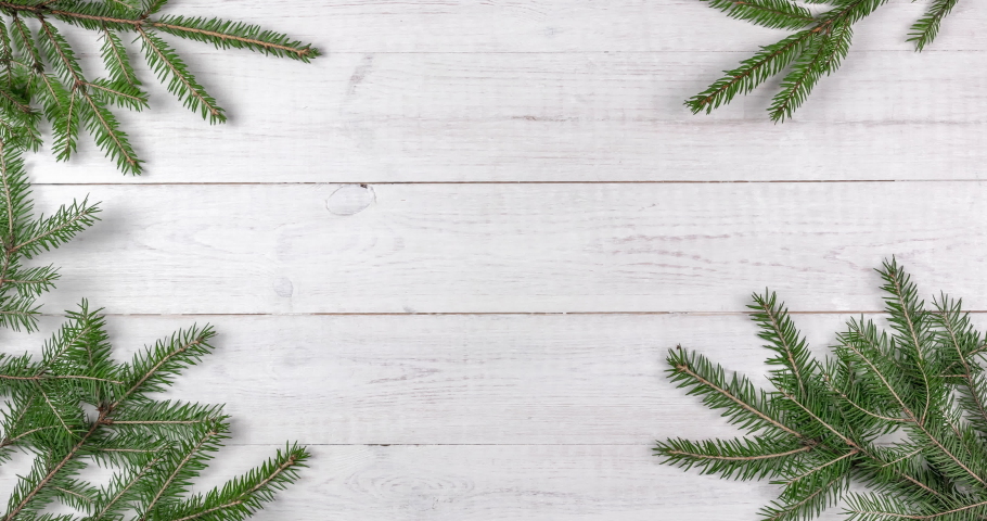 Stop Motion Animation Green Spruce Branches Stock Footage Video (100% Royalty-free) 1062729598 ...