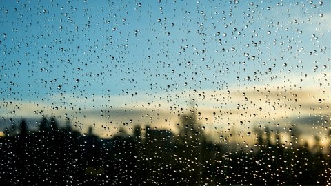 rain days heavy falling on window Stock Footage Video (100% Royalty ...