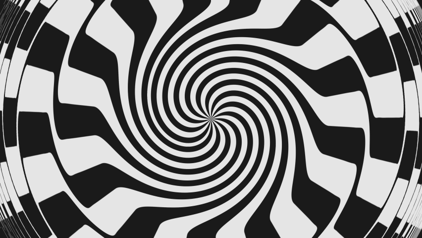 black white op art animated pattern Stock Footage Video (100% Royalty ...
