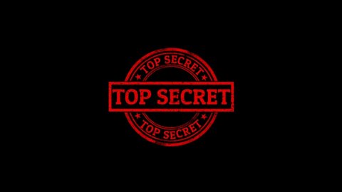 Top Secret Seal Stamped On Black Stock Footage Video (100% Royalty-free ...