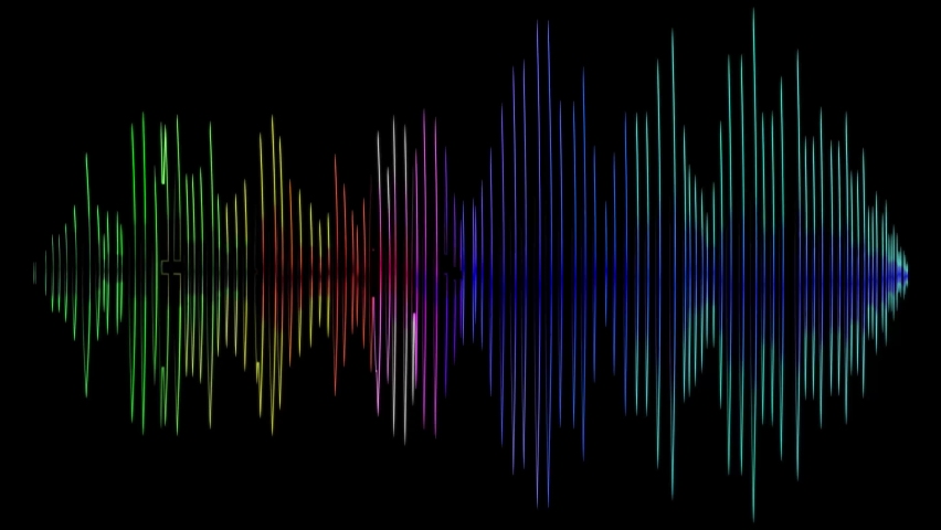 Cyclic Animation of the Sound Stock Footage Video (100% Royalty-free ...