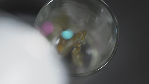 macro liquid bubbles slow movement water Stock Footage Video (100% ...