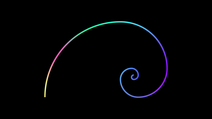 Animation of the Golden Ratio Stock Footage Video (100% Royalty-free ...