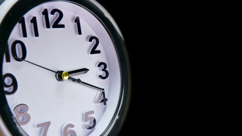 clock face view fast moving hands Stock Footage Video (100% Royalty ...