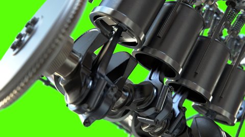 Animación De Una Animación De Motor: video de stock (totalmente libre ...