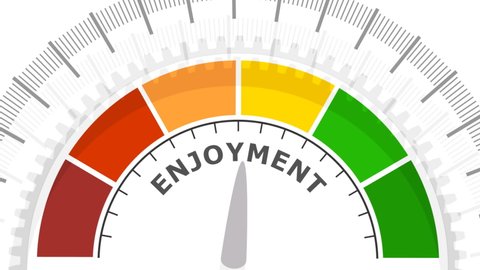 Competence Level Scale Arrow Measuring Device Stock Footage Video (100% ...