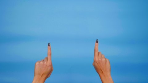 Pointing Hand Sky Stock Photo (Edit Now) 77269600